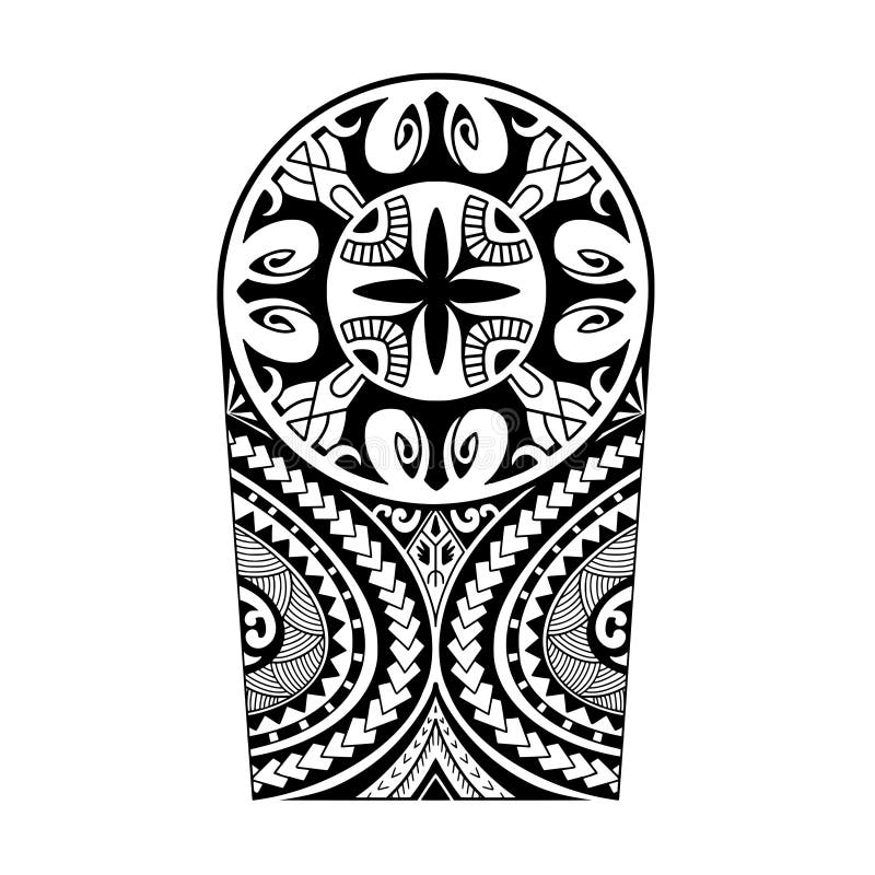 Wrap Around Arm Polynesian Tattoo Design. Editorial Image ...