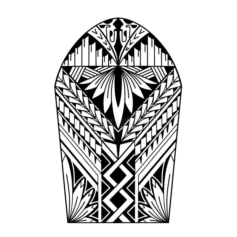 Wrap Around Arm Polynesian Tattoo Design. Pattern Aboriginal Samoan ...