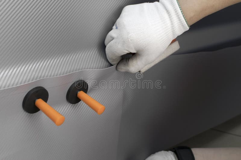 Wrap a car foil stock image. Image of syle, carbon, foils - 67703609