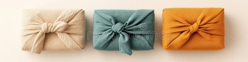 Wrap Elegantly, Fabric Wrapped with Knot, Colors, Texture, Reusable ...