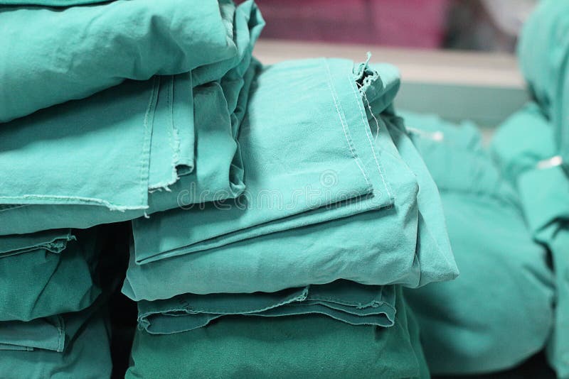 Wrap of Fabric Cloth Used for Surgery Stock Image - Image of material ...