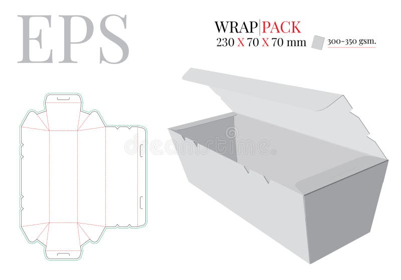 Wrap Pack Die Cut Template, Vector with Die Cut and Laser Cut Layers ...