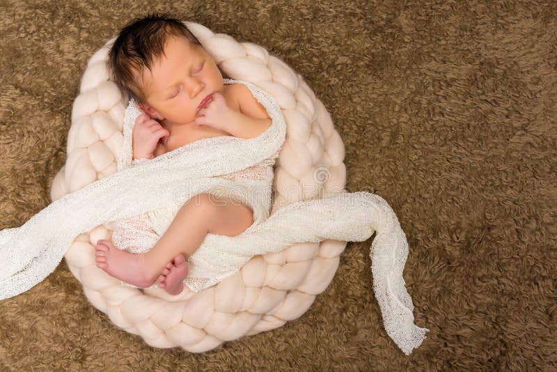 Wrapped baby stock image. Image of people, cute, born - 41955057