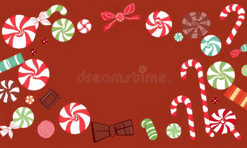Candy Sweets Border Stock Illustrations – 2,520 Candy Sweets Border ...