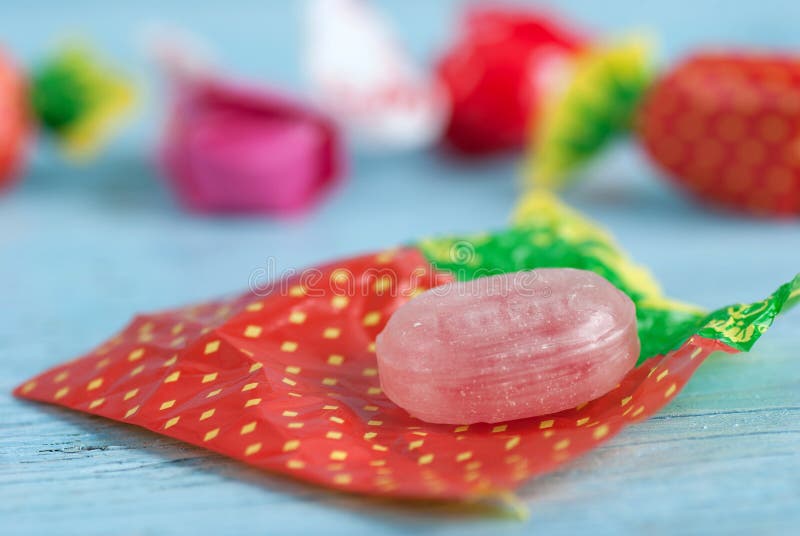 Wrapped candies stock image. Image of wrapped, candies - 48410801