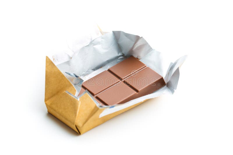 Wrapped chocolate bar. stock photo. Image of healthy - 95603882