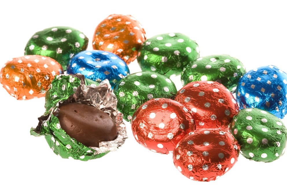 Wrapped Chocolate Biscuits stock image. Image of colourful - 6854557