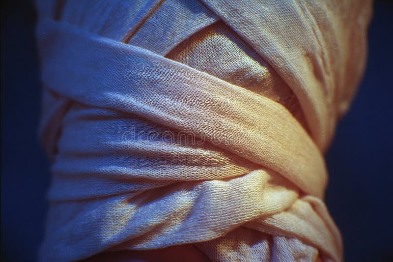 Wrapped Fabric Creating a Unique Texture Shows Intricate Layering and ...