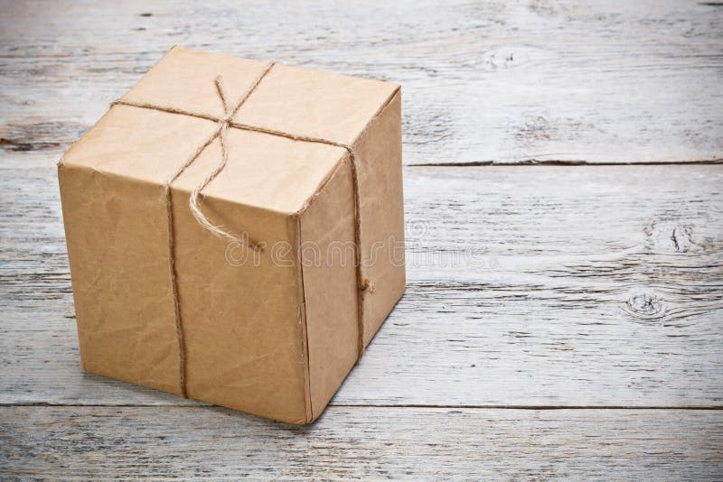 Man with a Wrapped Gift Box Stock Image - Image of confident, male ...