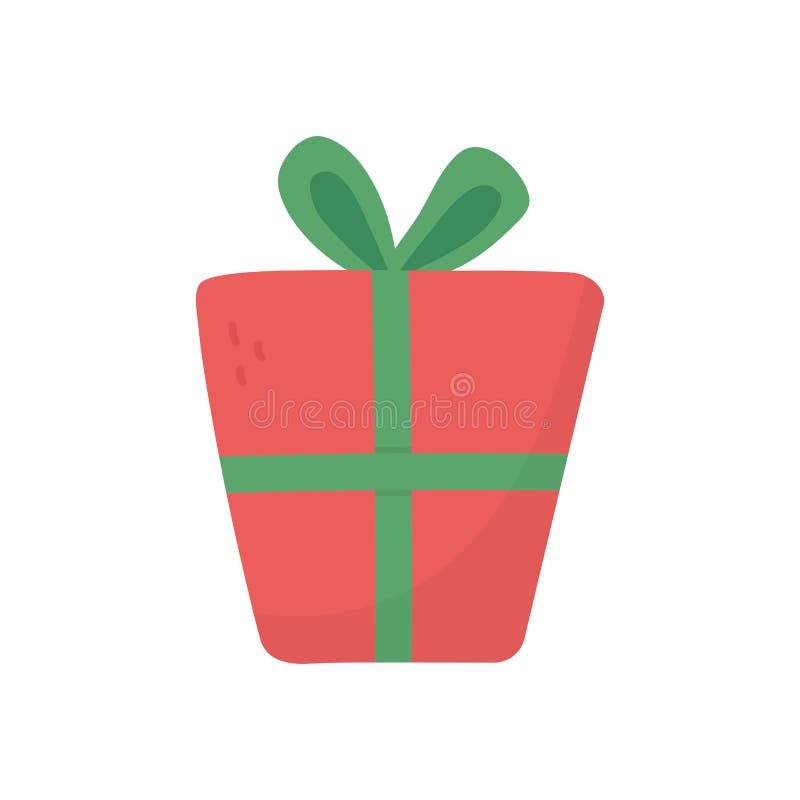 Wrapped Gift Box Decoration Party Icon Stock Vector - Illustration of ...