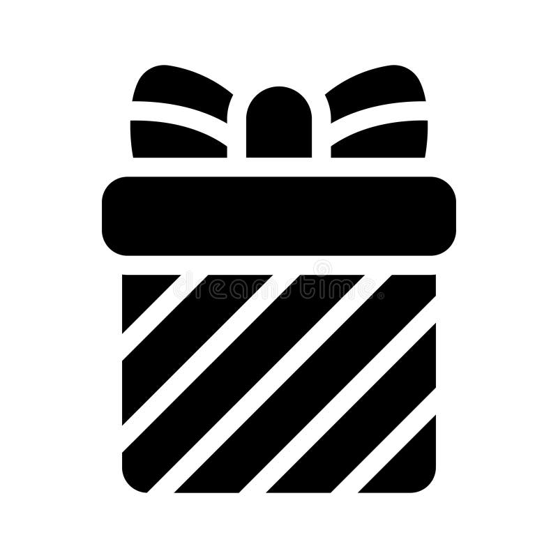 A Wrapped Gift Box for Presents or Rewards Stock Vector - Illustration ...