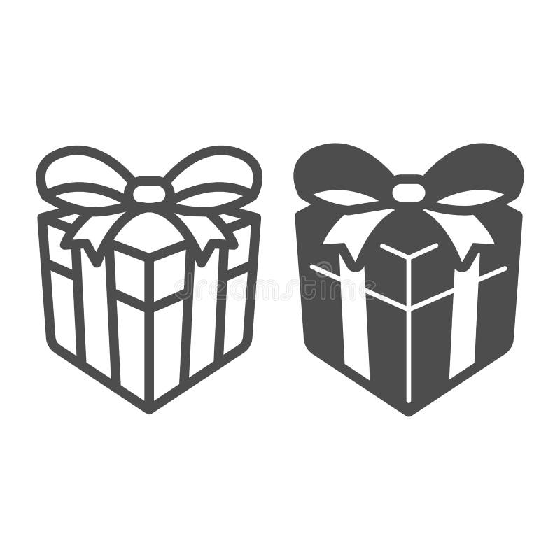 Wrapped Gift Outline Stock Illustrations – 869 Wrapped Gift Outline ...