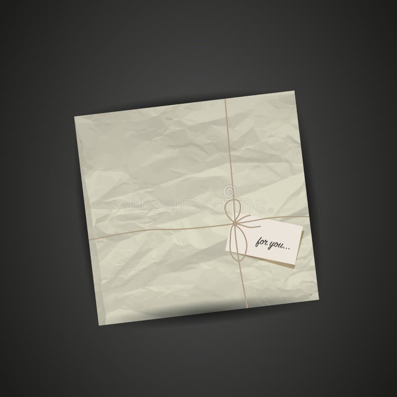 Wrapped gift package stock vector. Illustration of celebrate - 50619355