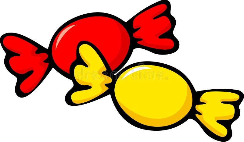 Wrapped hard candy stock vector. Illustration of flavored - 16189321