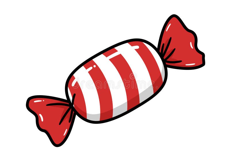 Wrapped Peppermint Candy Clipart Stock Vector - Illustration of bright ...