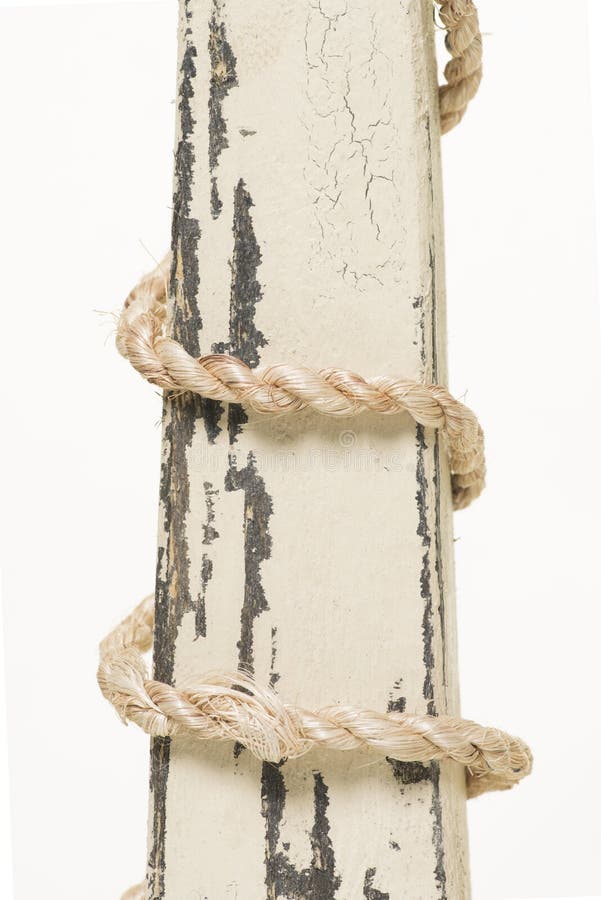 Wrapped rope on wood stock image. Image of power, cord - 40331951