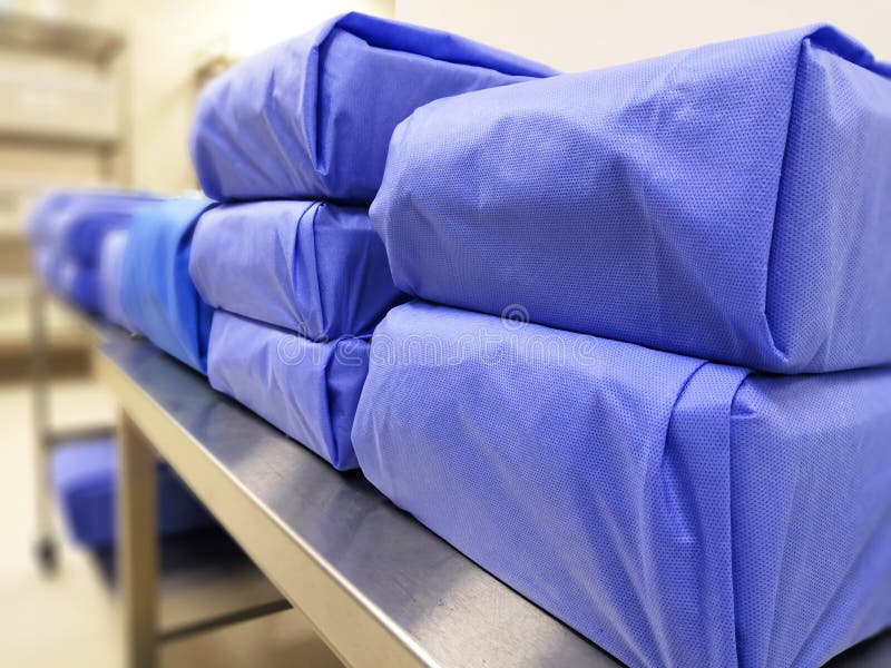 Wrapped Sterile Surgical Sets Stock Image - Image of instruments, area ...