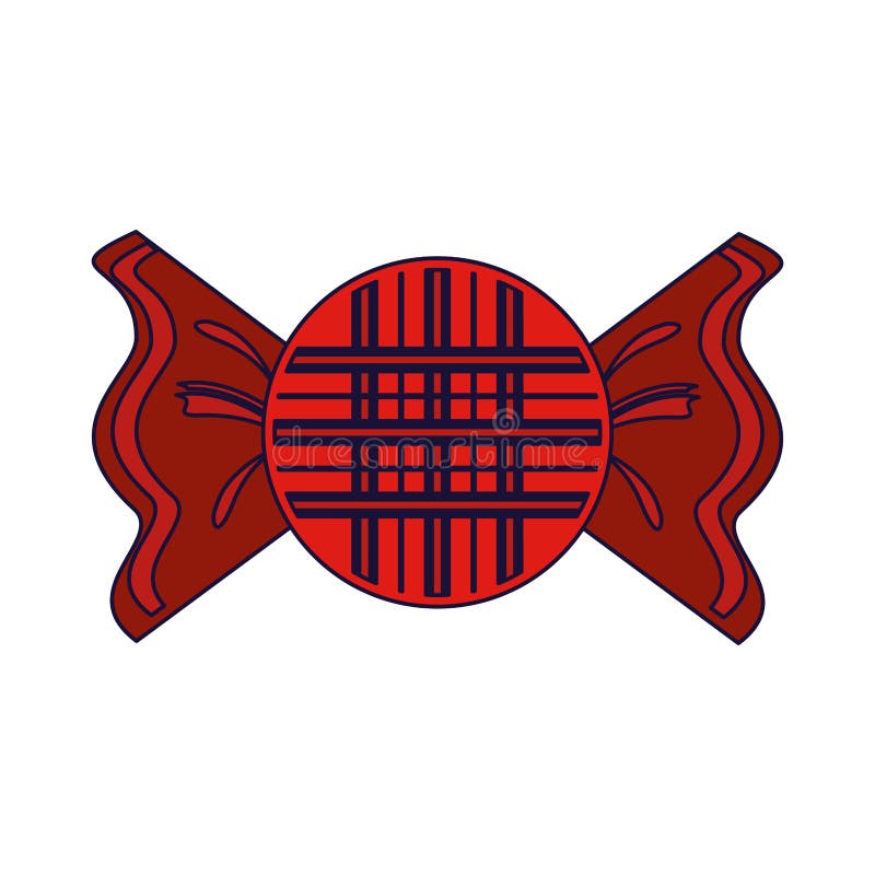 Wrapped sweet caramel stock vector. Illustration of decorative - 136727887