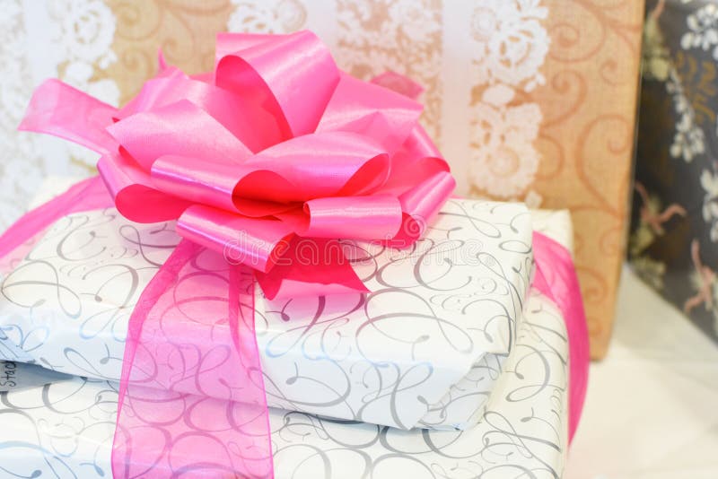 Wrapped Wedding Gifts stock image. Image of bridal, wrapped - 87973711