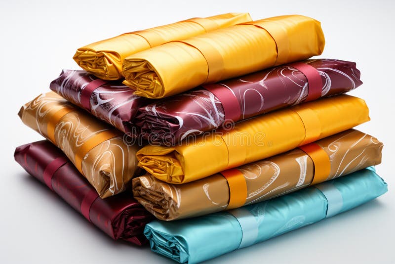 Wrappers on White Background Stock Illustration - Illustration of ...