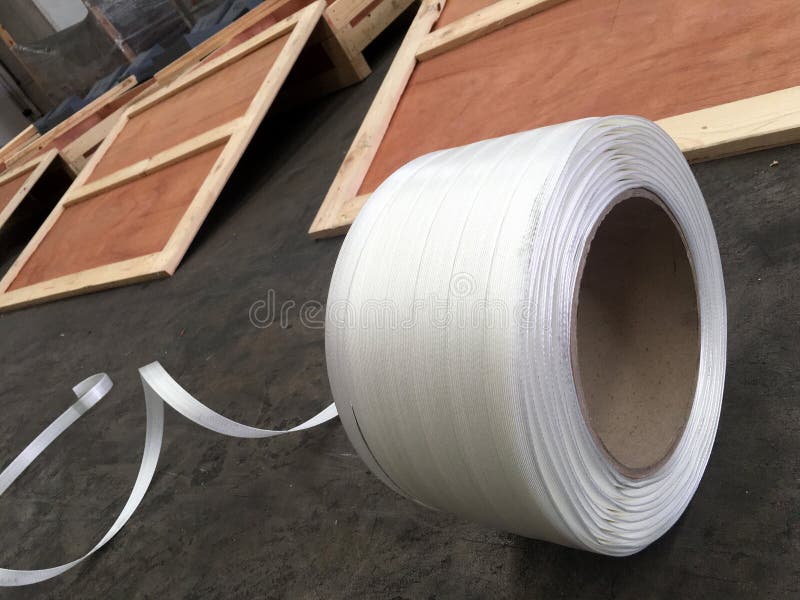 Wrapping belt stock image. Image of belt, work, factory - 72379187