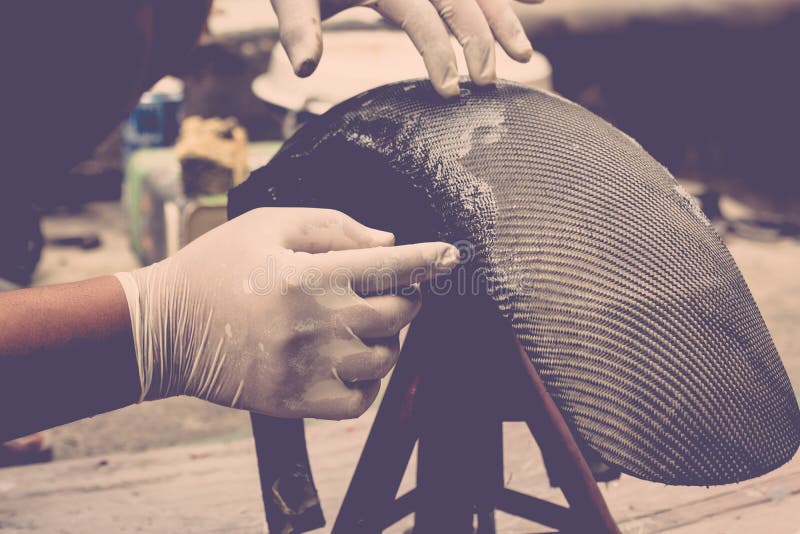 Wrapping Carbon Fiber or Kevlar Stock Image - Image of garage, graphic ...