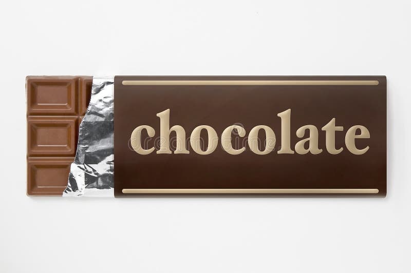 Wrapping of Chocolate Aluminum Foil and Paper Stock Image - Image of ...