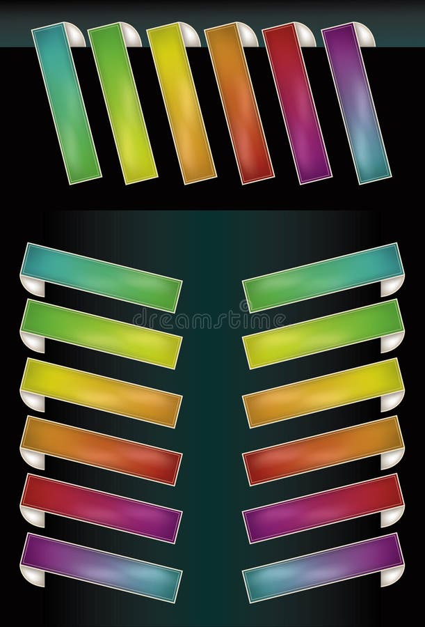 Glowing gradient tags stock vector. Illustration of mesh - 10616806