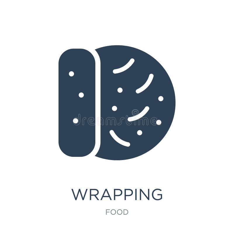 Wrapping Icon Vector Isolated on White Background, Wrapping Sign , Sign ...