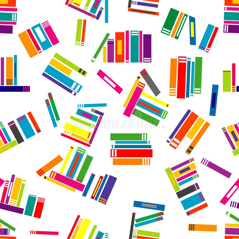 Row of colored Books stock illustration. Illustration of cover - 2398770