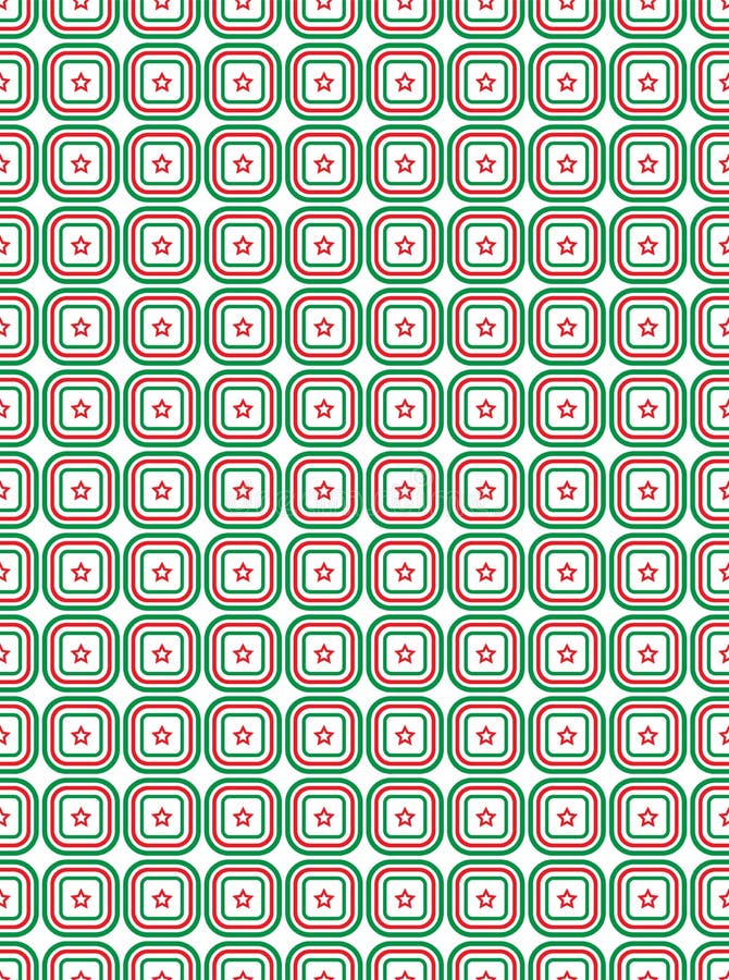 Wrapping Paper, Rectangle and Star Pattern, Traditional Background ...