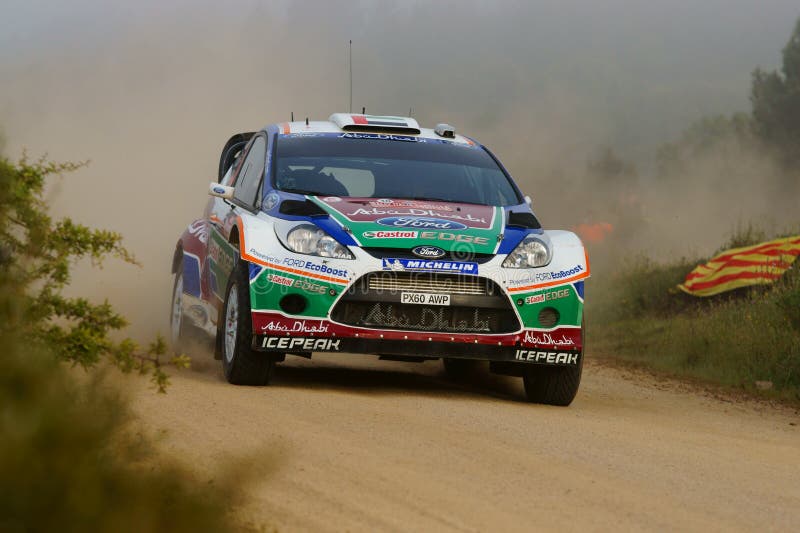 Wrc 2011 Rally Ditalia Sardegna Novikov Redaktionelles Foto - Bild von ...