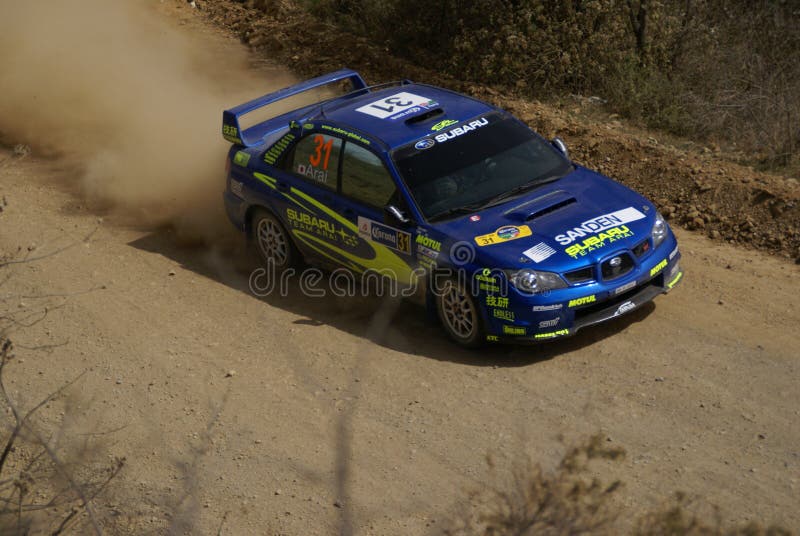 WRC CORONA RALLY MEXICO 2007 Editorial Photography - Image of subaru ...