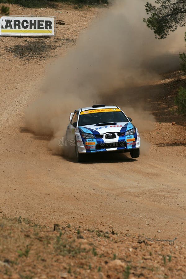 WRC Rally Acropolis editorial stock photo. Image of drive - 5320068