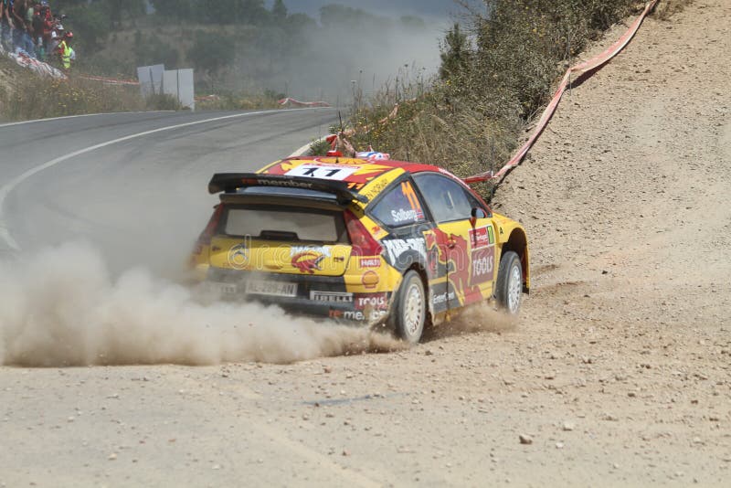 WRC Rally Portugal editorial stock photo. Image of races - 14671188