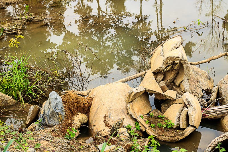 Wreck Cement Pipes Stock Photos - Free & Royalty-Free Stock Photos from ...