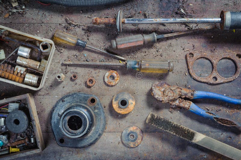 Wreck hand tools stock image. Image of screwdriver, rust - 64597649