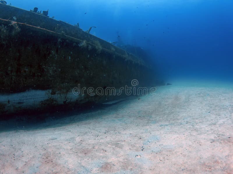 The Wreck of the P31 Patrol Boat in Comino, Malta Stock Image - Image ...