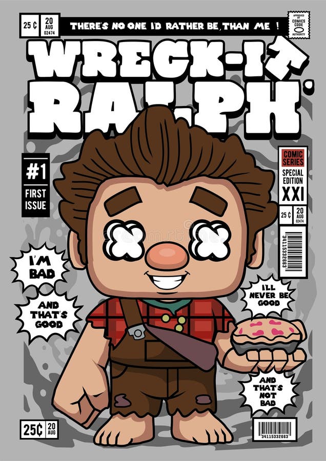 Wreck-it Ralph stock illustration. Illustration of design - 324366840