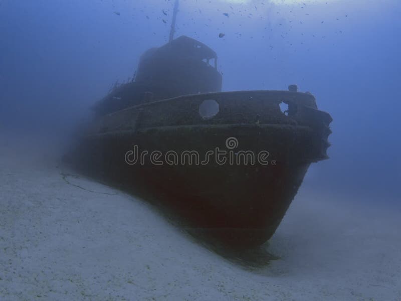 The Wreck of the Tugboat Rozi Stock Photo - Image of shipwreck ...