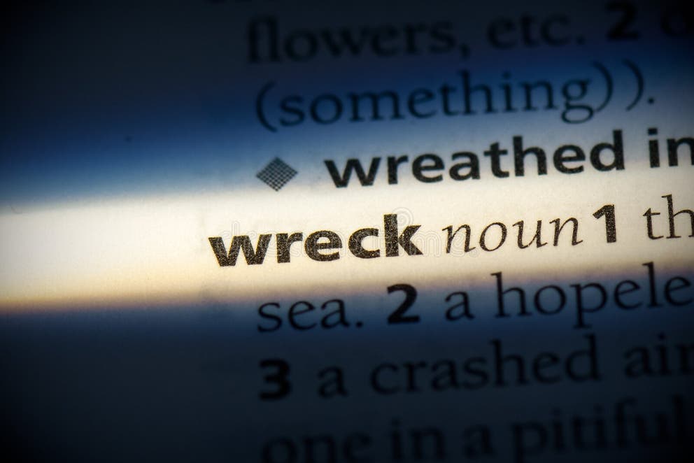 Wreck stock image. Image of detail, info, close, isolated - 161576095