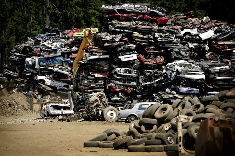 Scrapyard stock image. Image of junkyard, breaker, recycle - 2733305