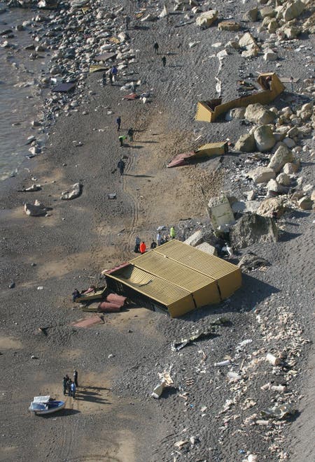 Wreckage Survey editorial stock image. Image of litter - 1824129