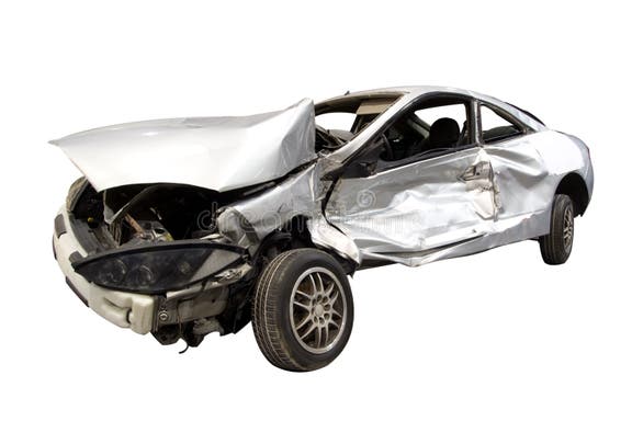 Wrecked Car stock image. Image of careful, mirror, black - 22703193