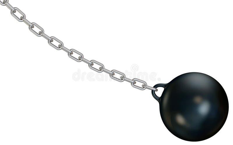 Wrecking ball stock illustration. Illustration of iron - 26962946