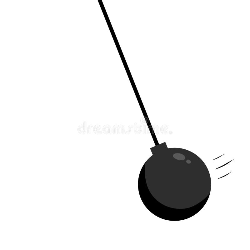 Wrecking Ball. Demolition of the House Stock Vector - Illustration of ...