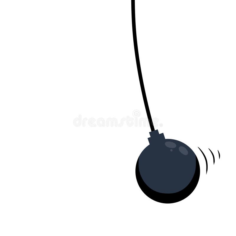 Wrecking Ball. Demolition of the House Stock Vector - Illustration of ...