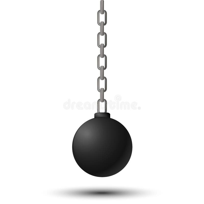 Vector Illustration of Wrecking Ball Stock Vector - Illustration of ...
