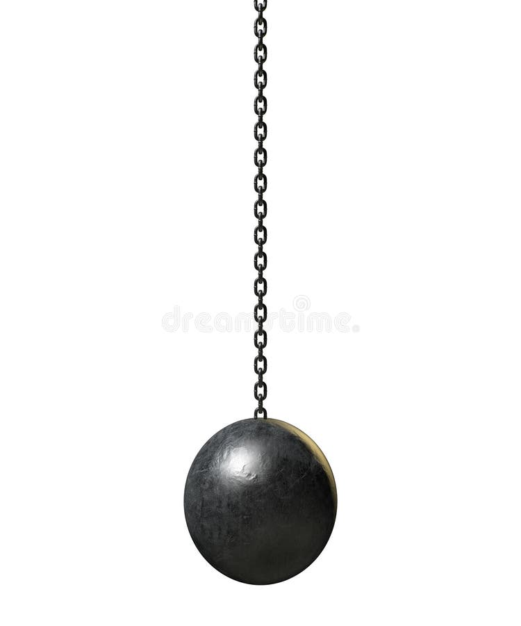 Wrecking Ball or Demolition Ball Stock Photo - Image of swing, change ...