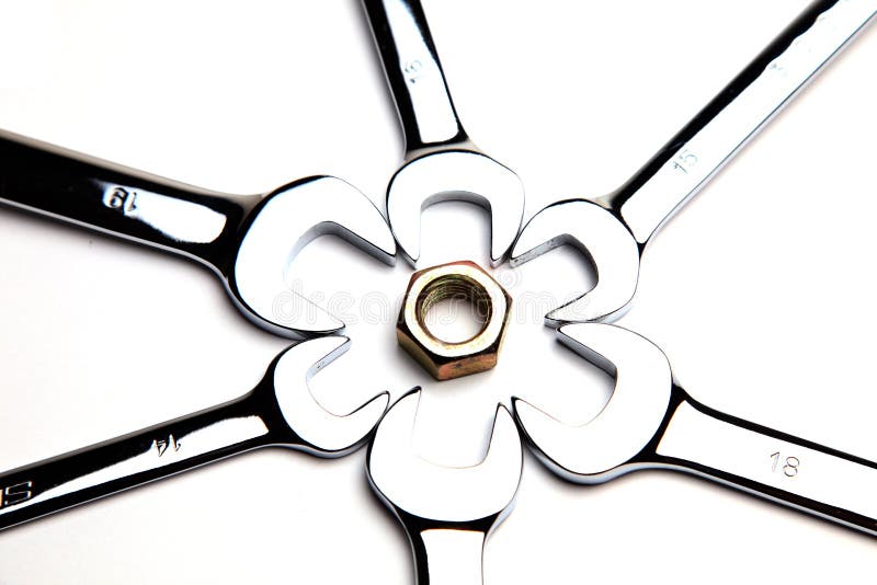 Mechanic tools stock image. Image of contrast, closeup - 15681947